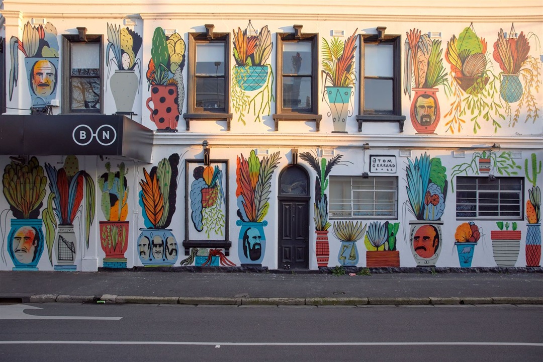 Public mural wall crawl City of Stonnington